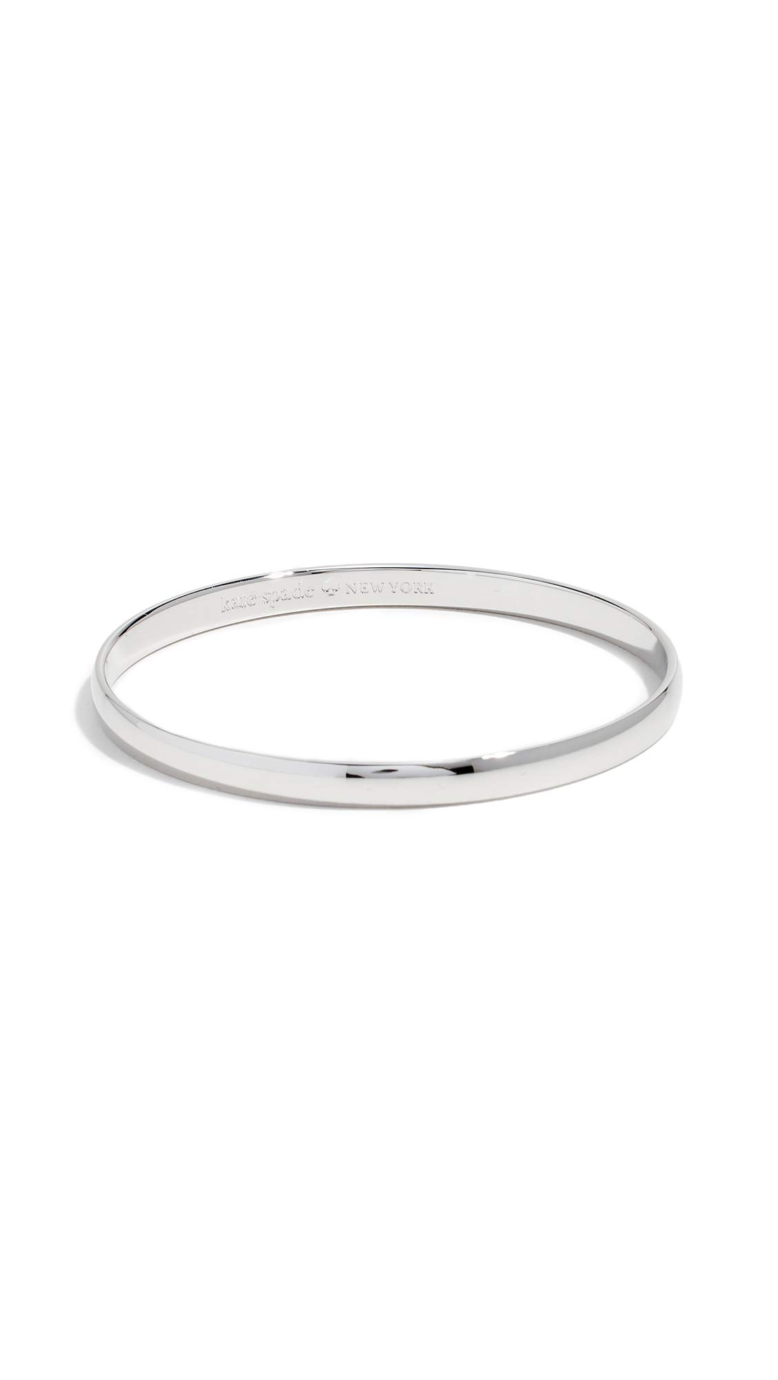 kate spade new york "Idiom Bangles" Find The Silver Lining Solid Bangle Bracelet