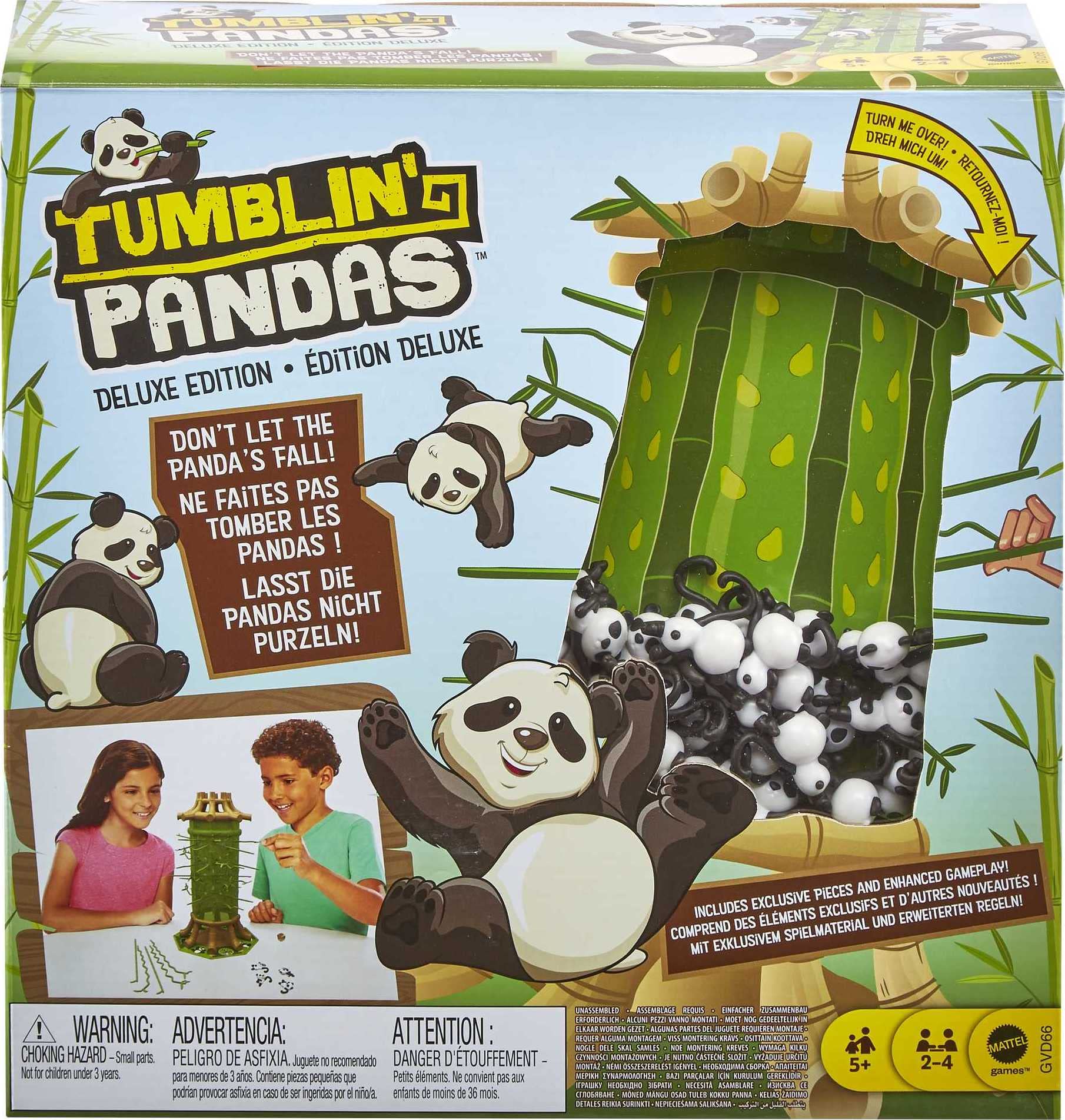 Mattel Games Tumblinβ Pandas Kids Game with Tower, Sticks & Toy Pandas, Kids Gift Ages 5 Years & Older