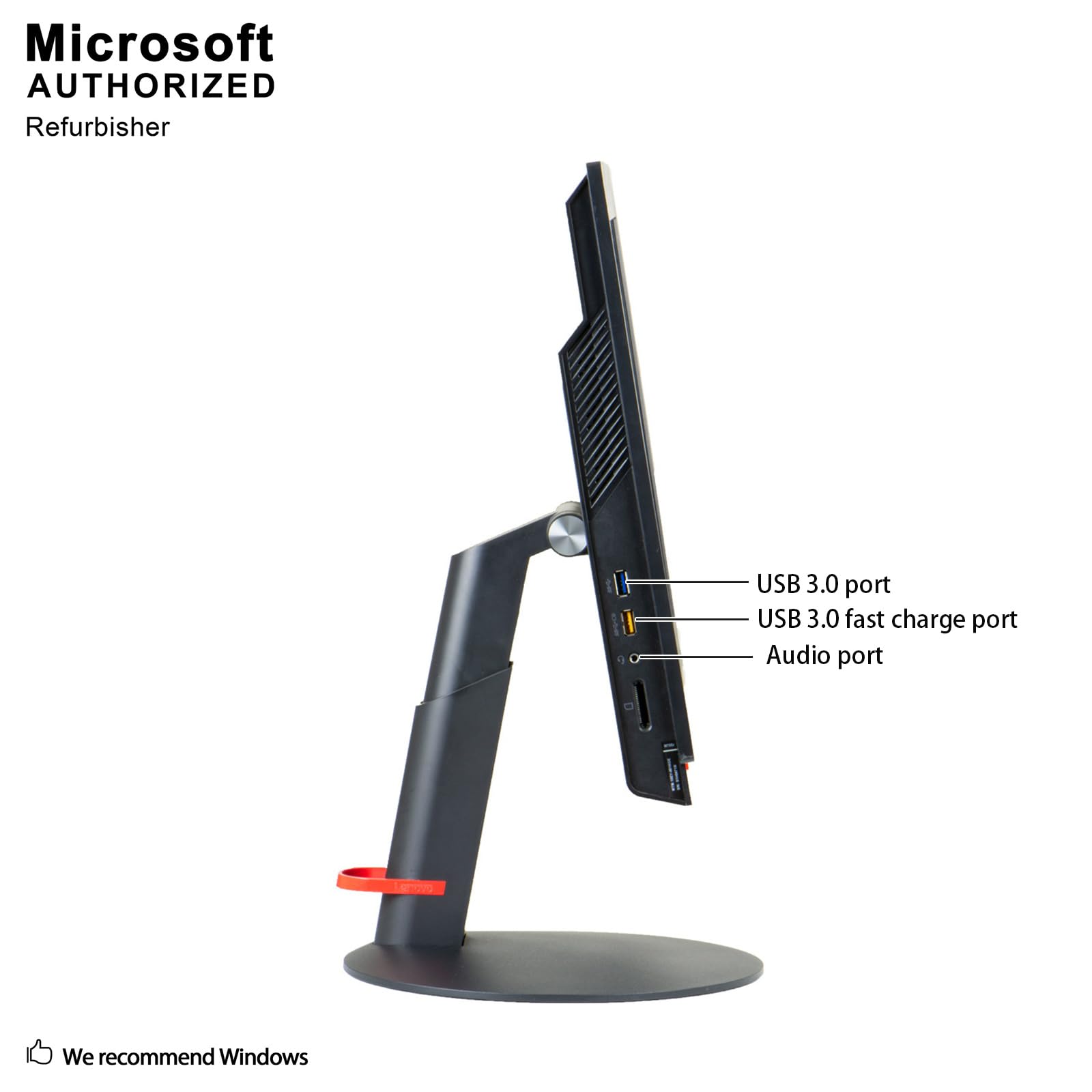 Lenovo 20" AIO ThinkCentre M700z All-in-One Desktop Computer, Intel Core i3-6100T 3.2GHz, 16G DDR4, 1T SSD, WiFi, BT 5.0, Windows 10 Pro 64 Bit-Multi-Language(EN/ES/FR) (Renewed)