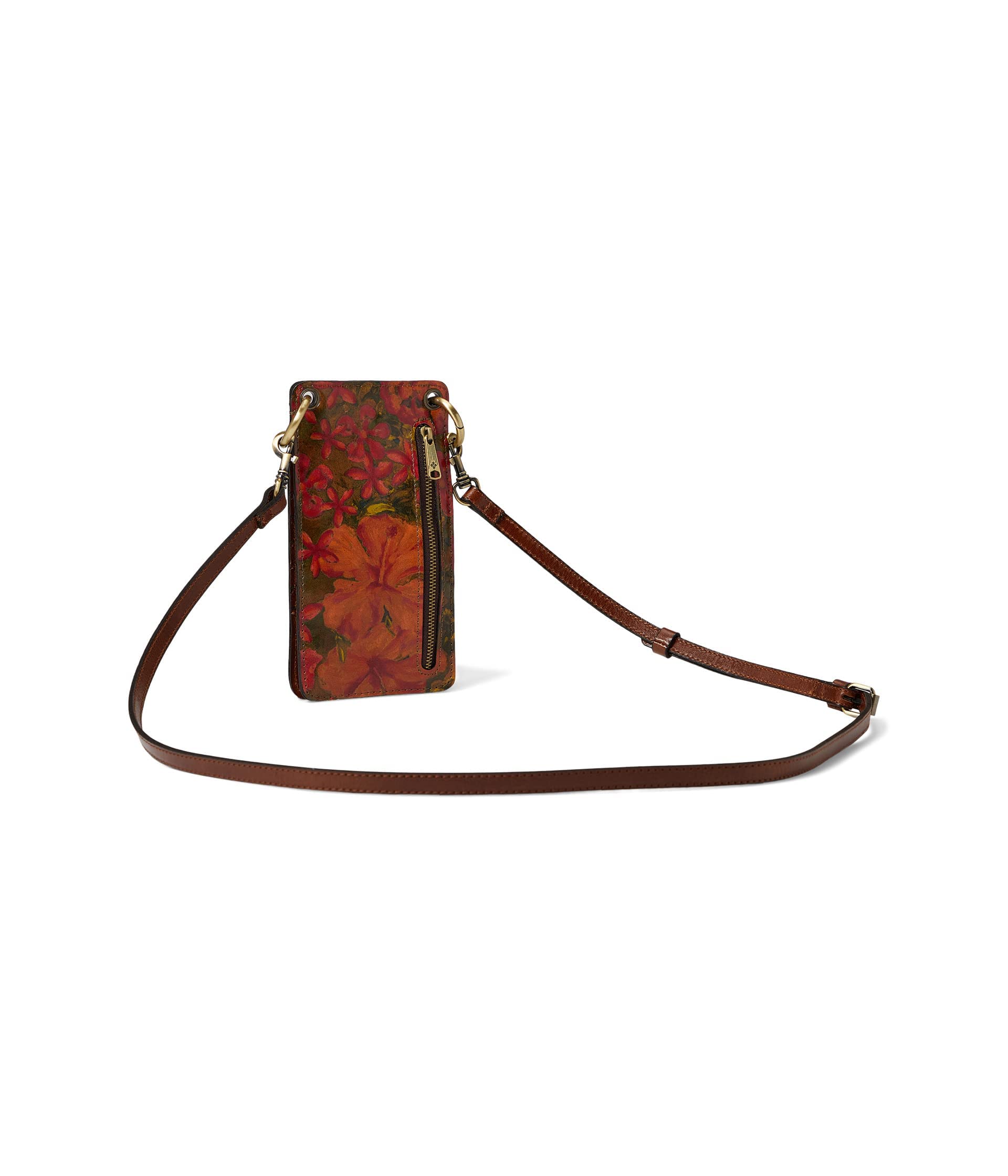 Patricia Nash Farleigh Phone Crossbody Floral Oil Painting Print One Size