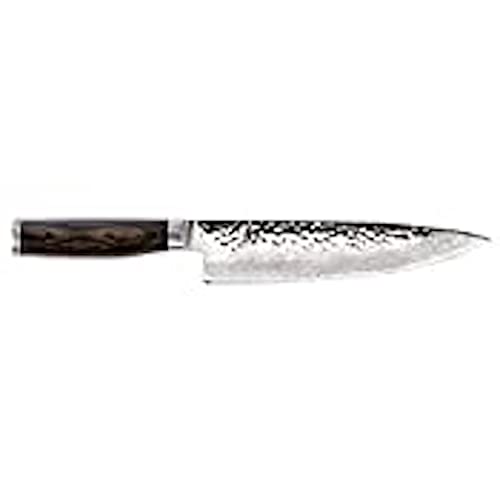 Shun Cutlery Premier 5-Piece Starter Block Set, Kitchen Knife, Knife Block Set, Includes 8β Chef's Knife, 4β Paring Knife, 5.6β Utility Knife, & Honing Steel, Handcrafted Japanese Kitchen Knives