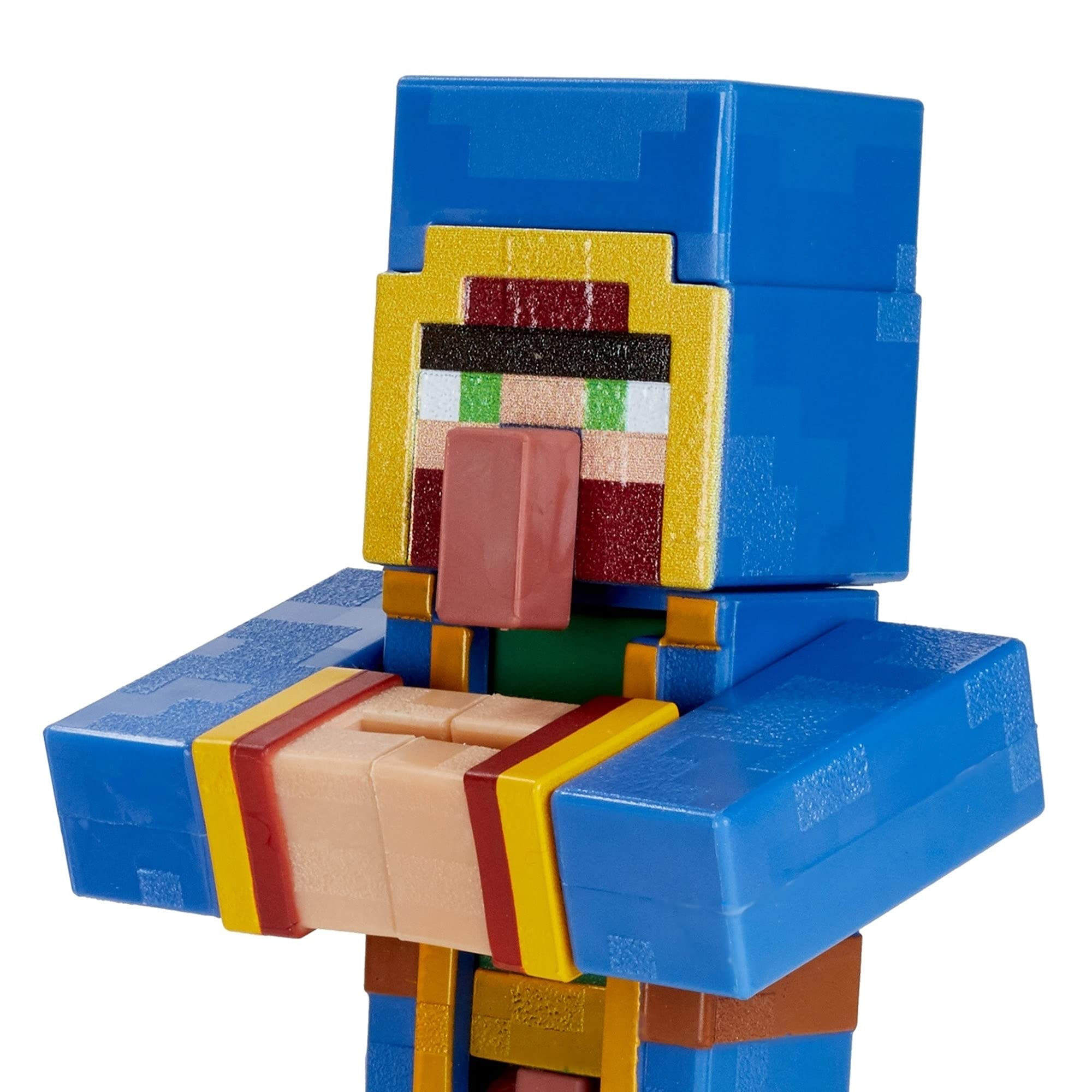 Mattel Minecraft Craft-a-Block 2-Pk, Action Figures & Toys to Create, Explore and Survive, Authentic Pixelated Designs, Collectible Gifts for Kids Age 6 Years and Older