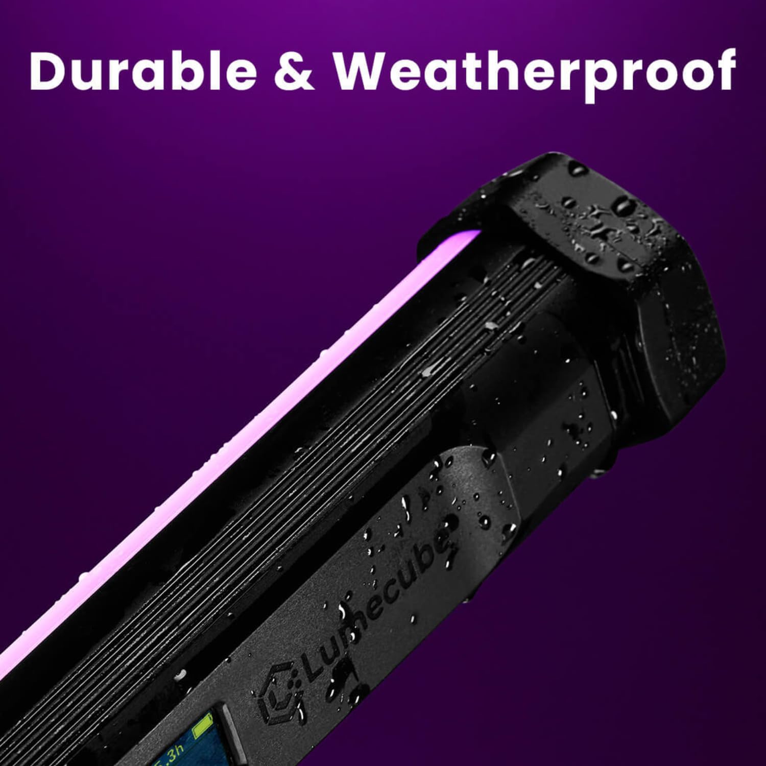 Lume Cube Tube Light XL | RGBWW Continuous Light for Photo & Video | Bluetooth App Controlled | CRI 97+ Premium Light for Filmmakers