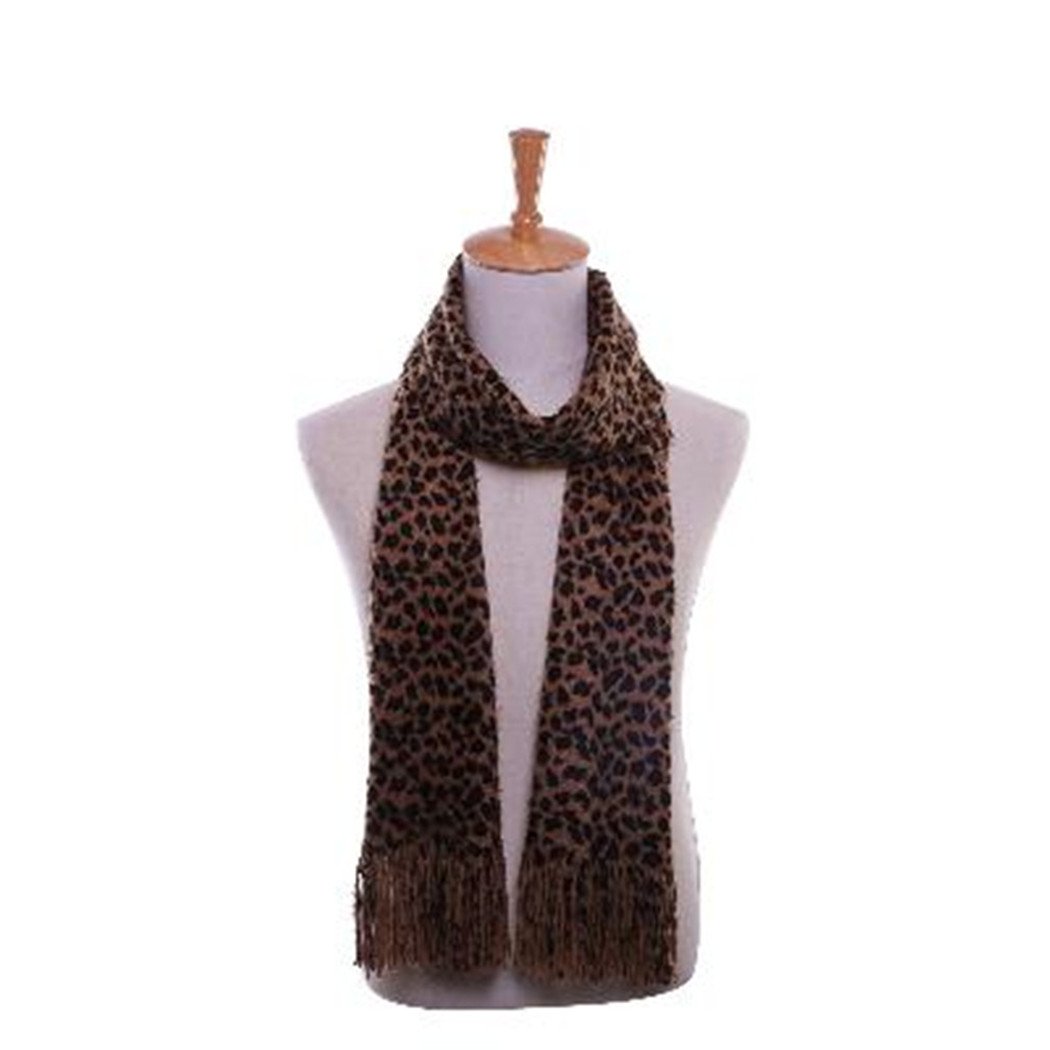 LANFIRE Womens Winter Scarf Shawl Wraps Soft Warm Blanket Scarves for Women Leopard scarves (SF0004)