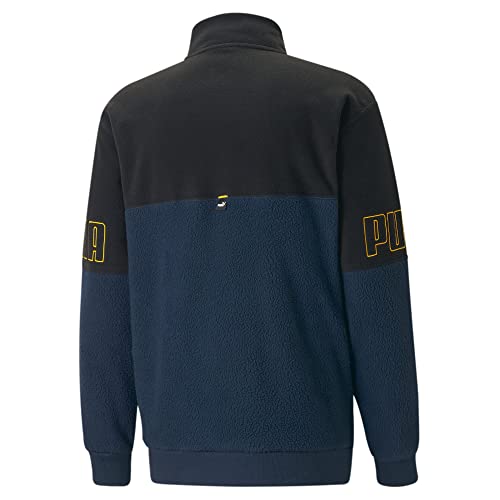 PUMA Men's Power Winterized Half Zip, Marine Blue, Large