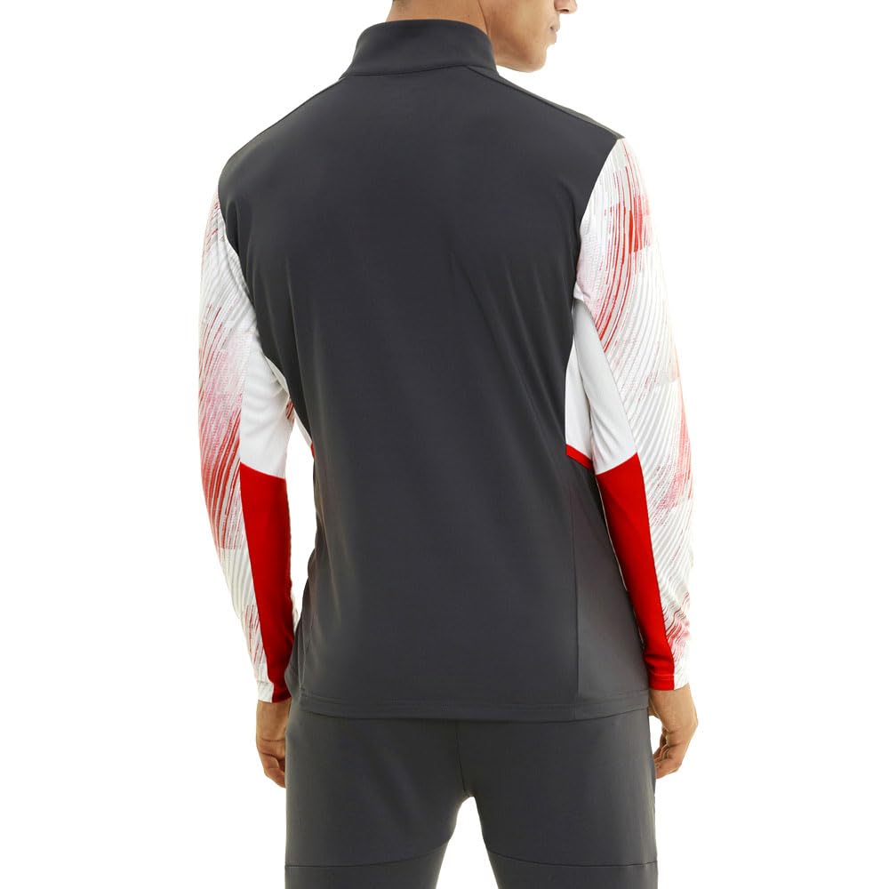 PUMA Mens Individualcup 14 Zip Athletic Tops Casual - Black - Size XL