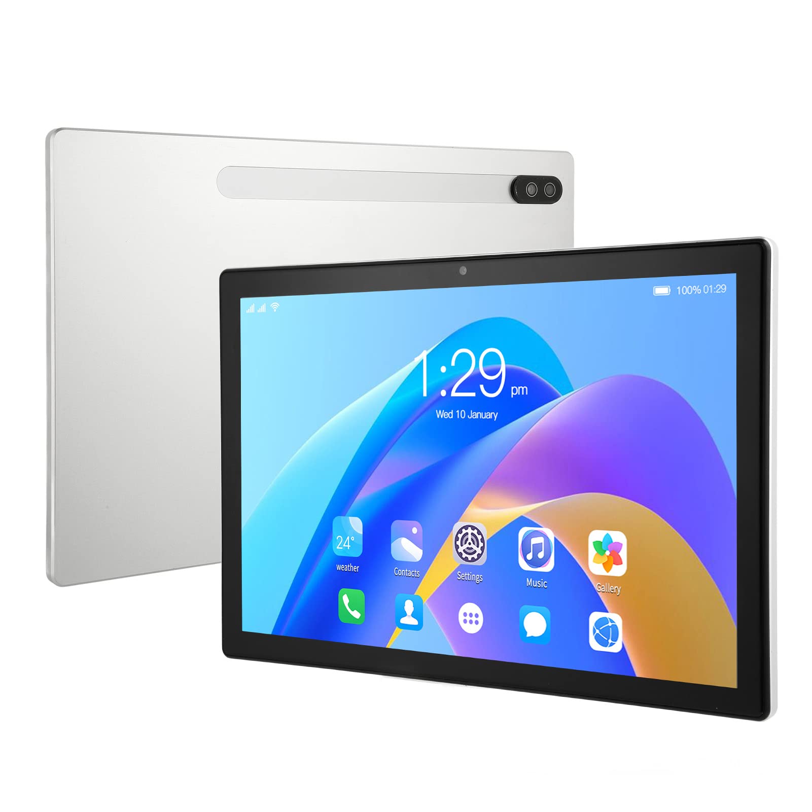 Tablet, HD Tablet 5MP 8MP 100240V 128GB ROM 2.4G5G for Home for Reading (US Plug)