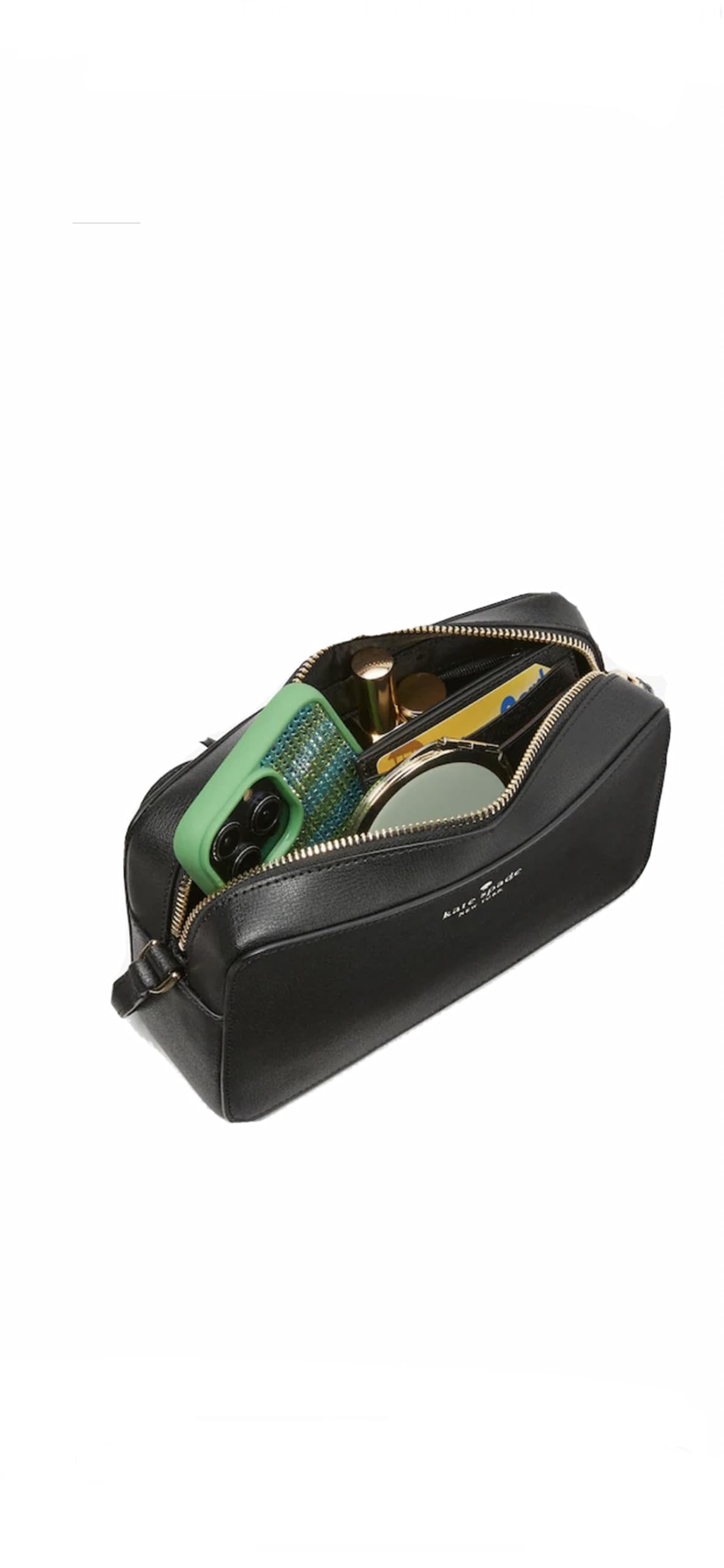 Kate Spade Sienna Leather Crossbody (Black)