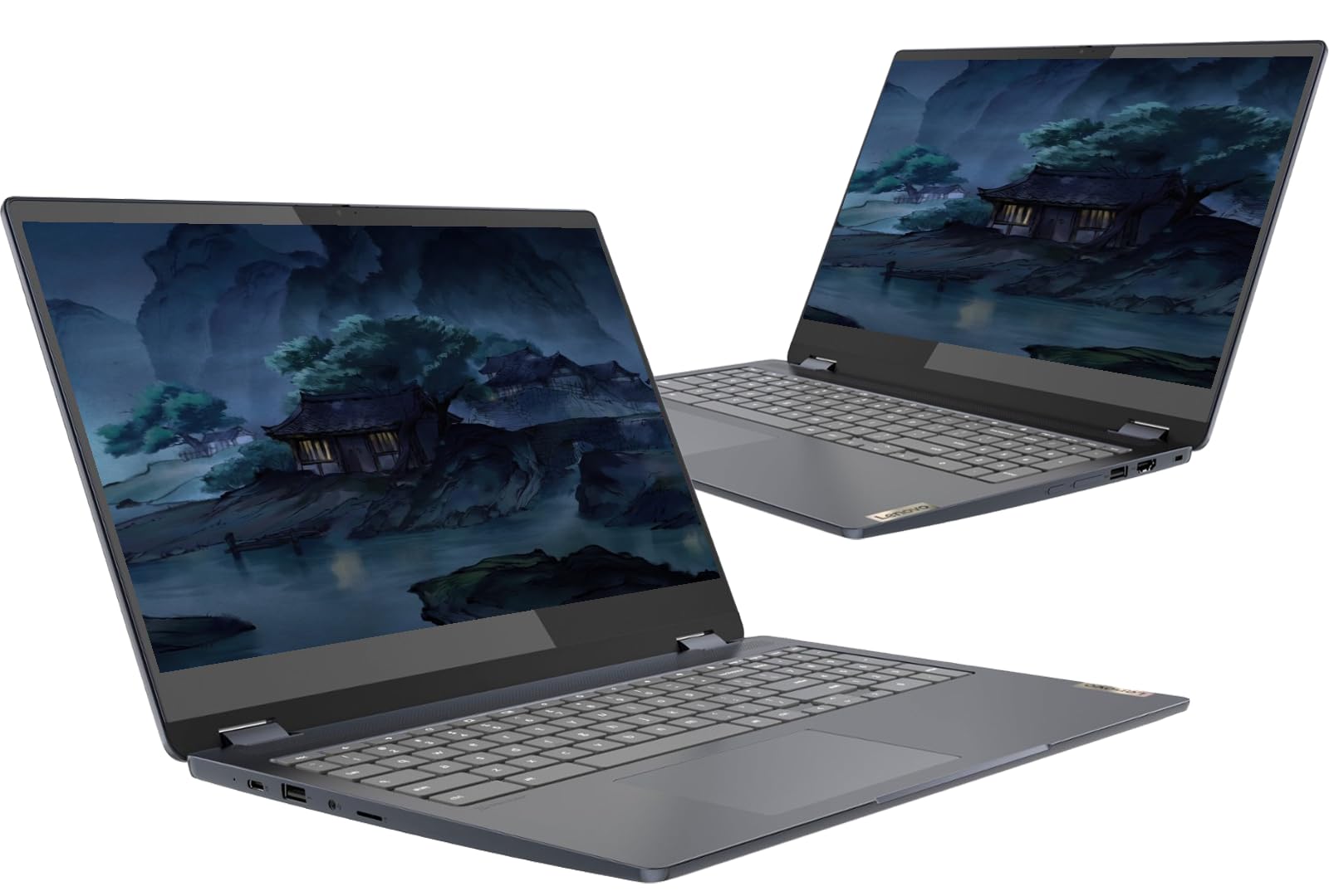 Lenovo 2023 Chromebook Flex 3 15.6" FHD Touch-Screen - Pentium Silver N6000 with 8GB Memory - 192GB eMMC - Abyss Blue - Chrome OS-with 128 SD Card/OLY