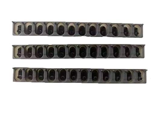 Keyboard conductive Rubber. Rubber pad silicone Pads Buttons Fix, compatible with Yamaha part of PSR/KB/DGX series conductive adhesive strips (1group (12 keys))