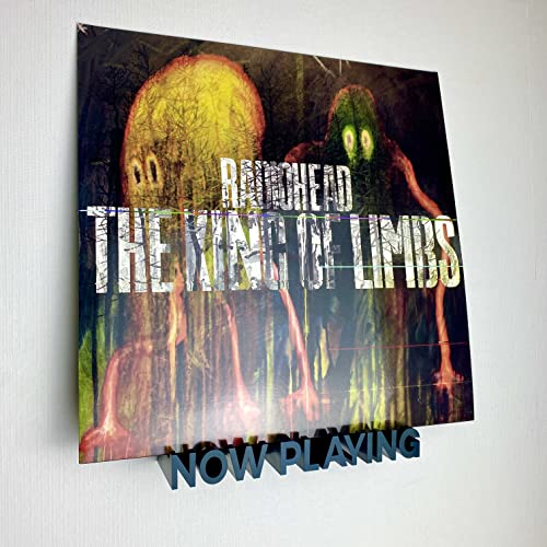 WPESI Now Playing Vinyl Record Stand Wall Mount,Vinyl Record Wall Mount Display,Vinyl Wall Mount Albums Hanging Vinyl Record Wall Record Display Storage Holder, Vinyl Record Stand (Dark green)