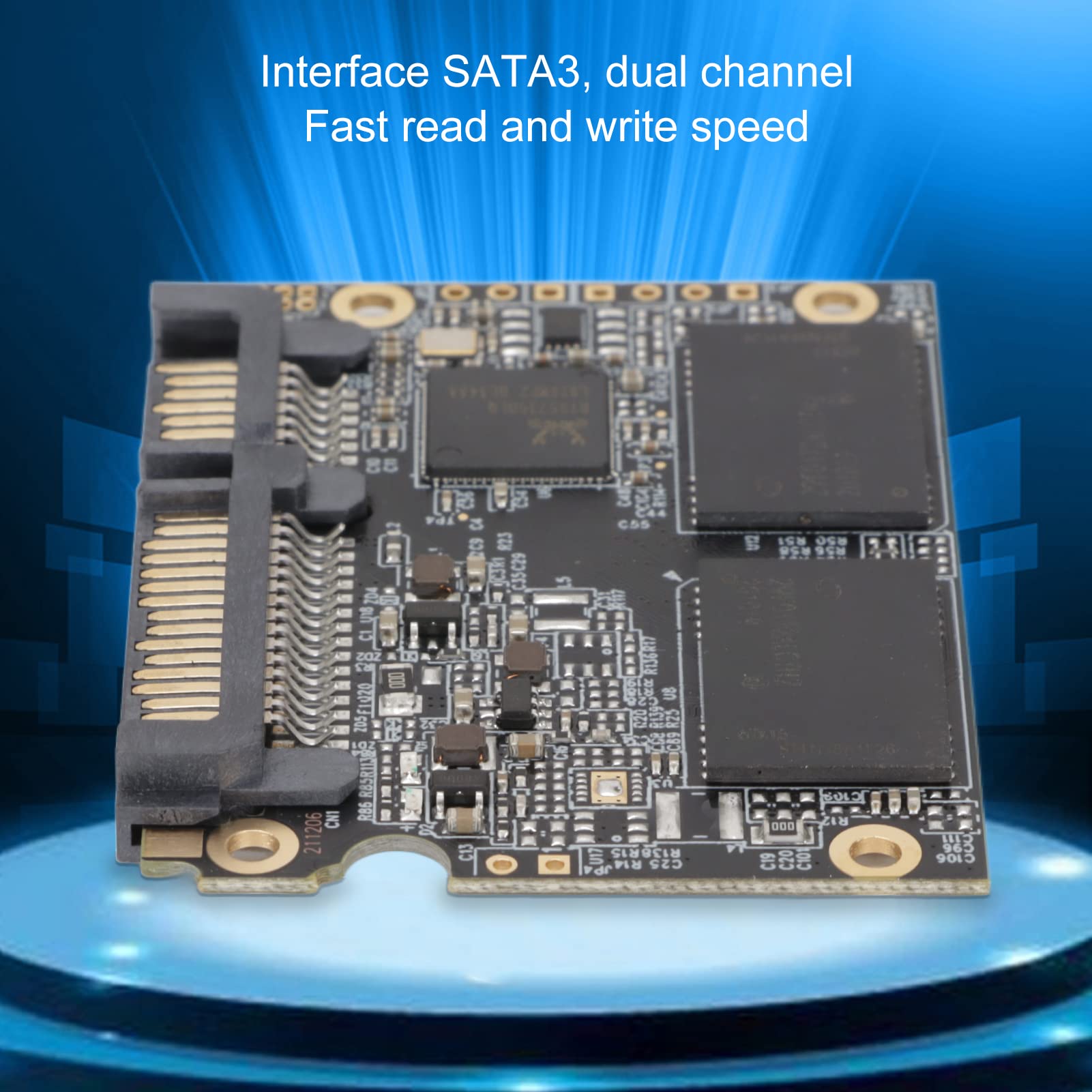 SSD Hard Drive, Stability 450‑500M/S Dual Channel Data Security SSD for Laptop