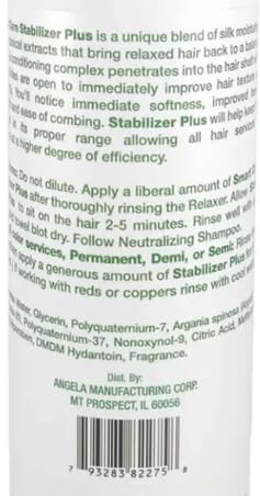 STAR CARE Stabilizer Plus The After-Relaxer Conditioner With Penetrating Foaming Action Approximate pH. 3.5 (4oz)