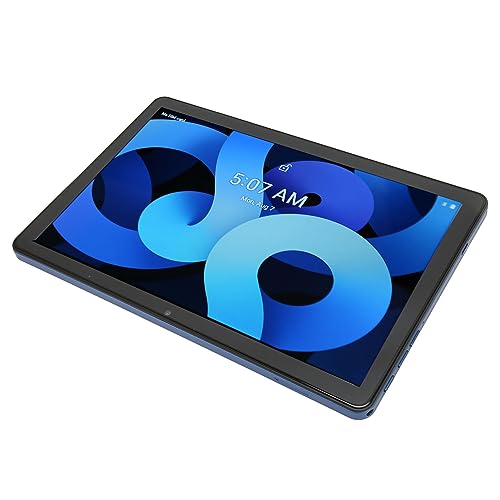 Luqeeg 10.1 Inch Tablet, 4G LTE Network MTK6762 Octa Core 12GB RAM 512GB ROM 8MP Front Camera 2560x1600 Resolution Tablet PC for Learning for Business (Blue)
