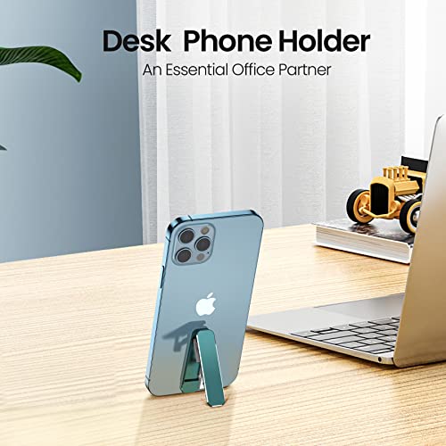 Paton Phone Kickstand,Vertical and Horizontal Stand,Adjustable Angle,Foldable Cell Phone Kickstand with iPhone 13/13 Pro/13 mini/13 Pro Max/12/12 Pro/12 mini/12 Pro Max and More (Green)
