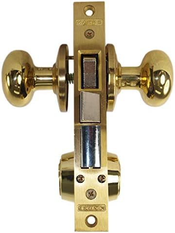 Marks 22AC LHR Double Cylinder Iron Gate Ornamental Mortise Lock Set with 2-1/2" Backset