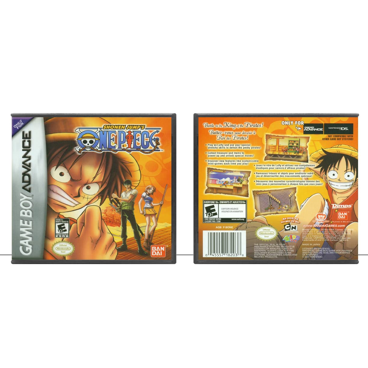 One Piece | (GBA) Game Boy Advance - Game Case Only - No Game