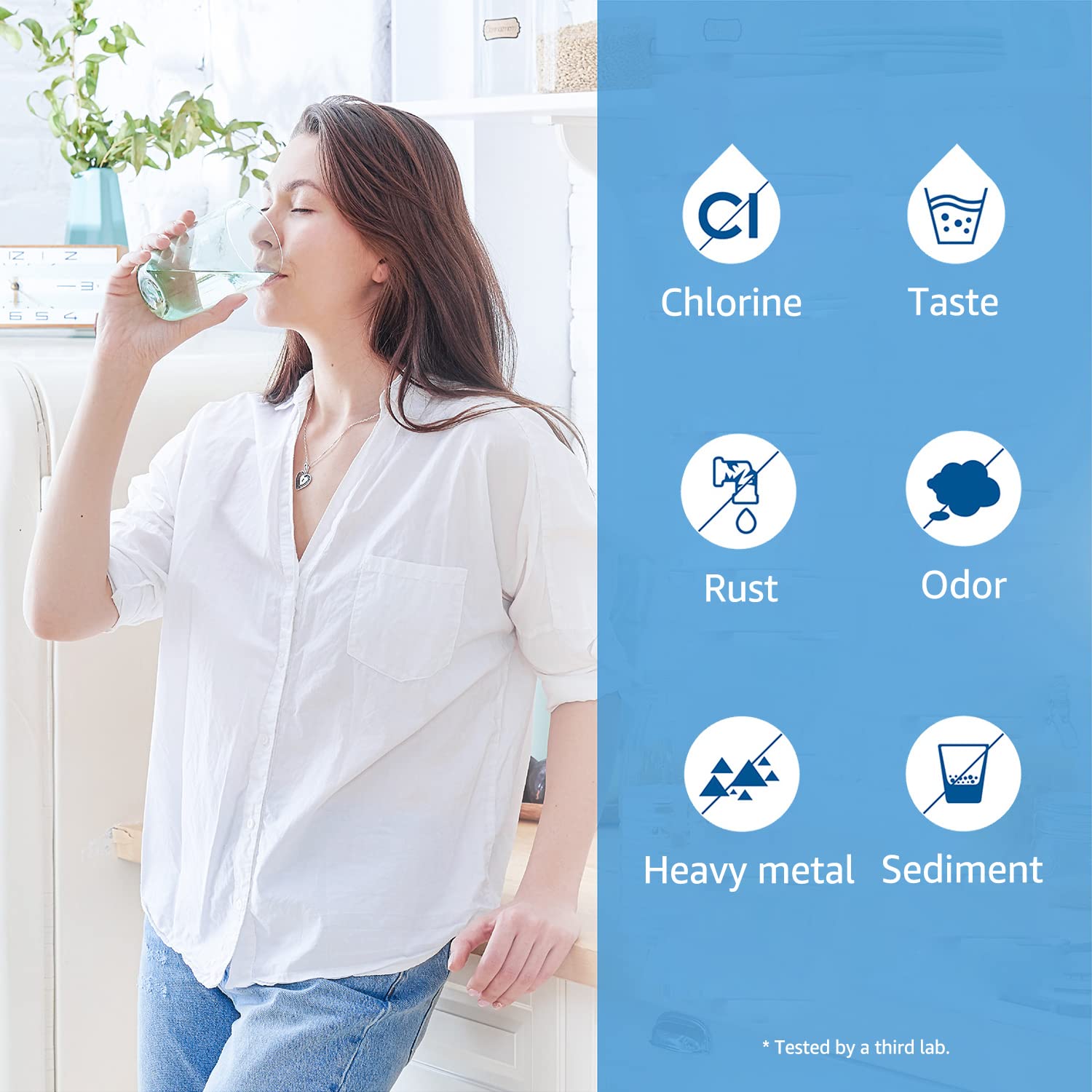 Waterdrop 3US-AF01 Undersink Water Filter, Replacement for FiltreteĀ® 3US-AF01, 3US-AS01, Aqua-Pure AP Easy C-CS-FF, WHCF-SRC, WHCF-SUFC, WHCF-SUF, NSF/ANSI 42 Certified, Pack of 1