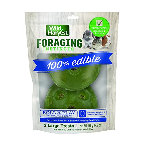 Wild Harvest® Foraging Instincts Roll n’ Play Interactive Treat, 2 Count, for Rabbits, Guinea Pigs and Chinchillas