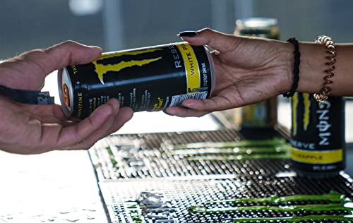 Monster Energy Reserve White Pineapple, Yellow, Energy Drink, 16 Ounce (Pack of 15)