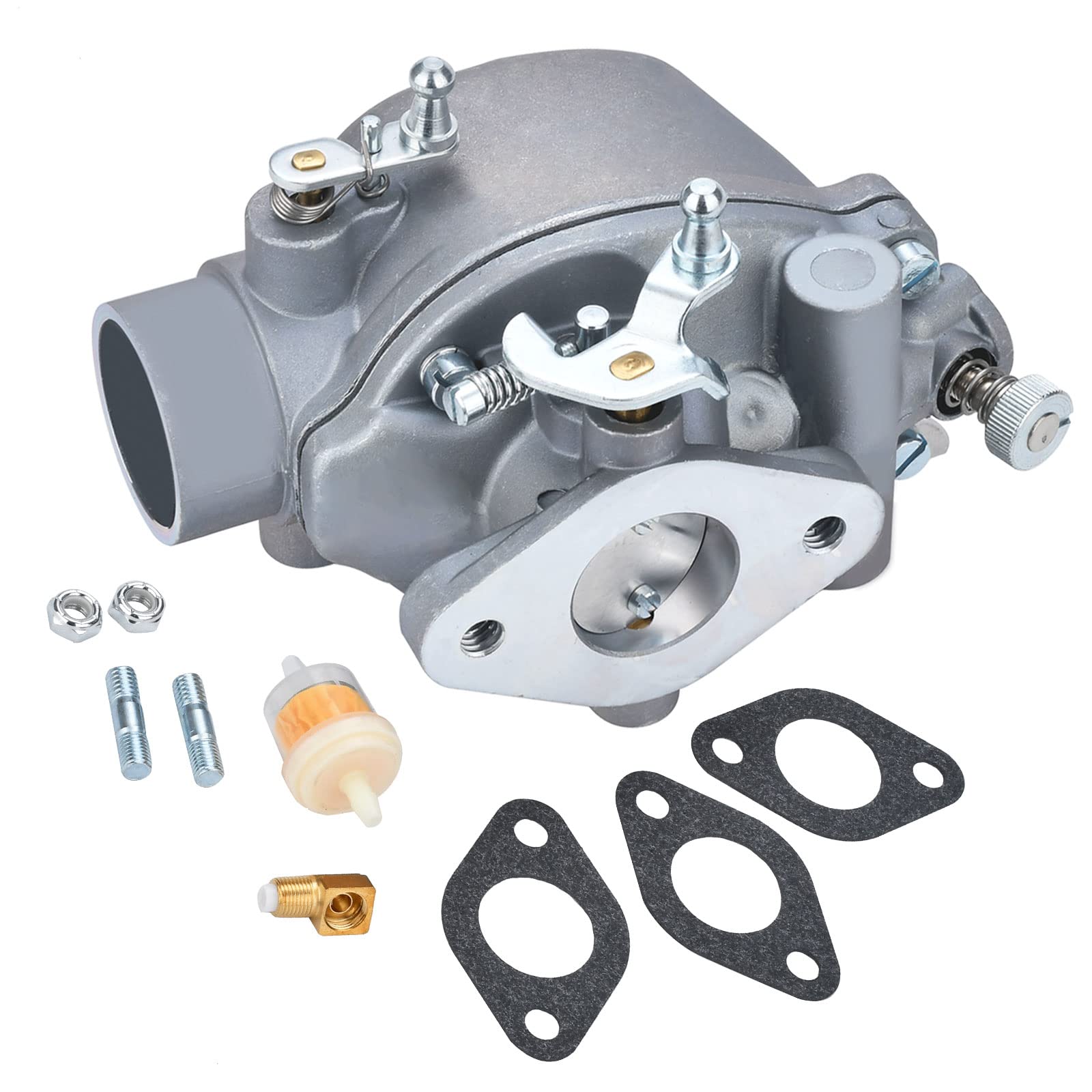 Nakuuly 8N9510C Marvel Schebler Carburetor for Ford Tractor with Gasket and Bolts Compatible with Ford Tractor 2N 8N 9N 1939-1952 Heavy Duty Replaces # TSX33 TSX-241B TSX241B 9N9510A