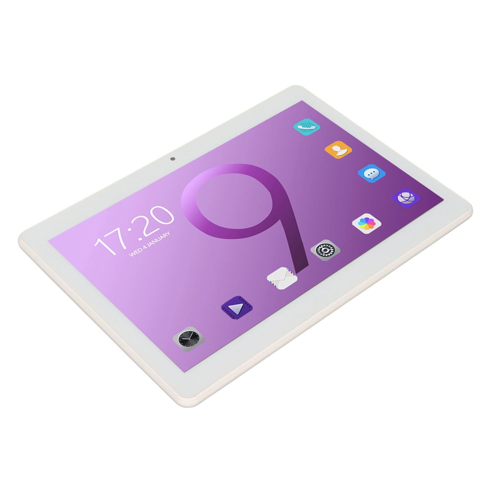 MAVIS LAVEN Office Tablet, 3 Card Slots 5G WiFi 10 Inch 100β240V Gold Tablet for Study (US Plug)