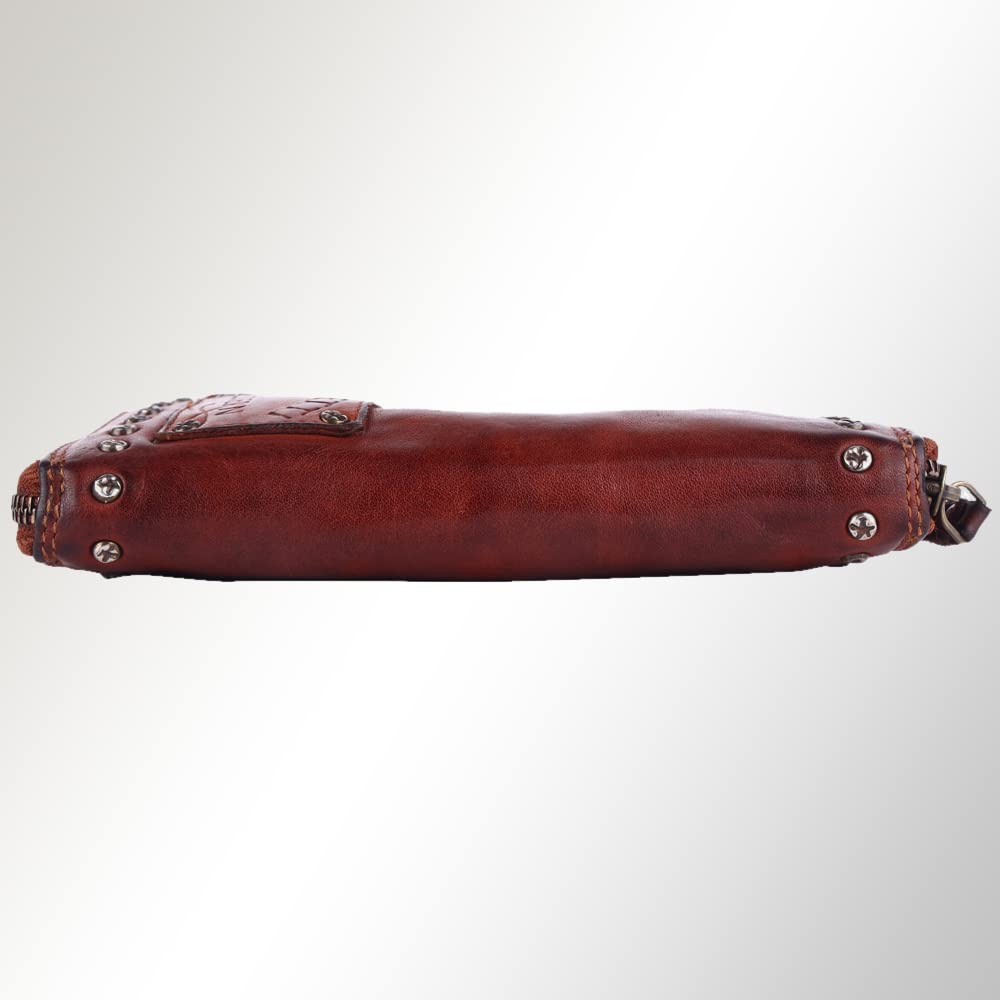 Spaghetti Western Full Grain Leather Wallet - SWC212CG | Wallet | Clutch | Leather Wallet| Clutch Purse| Leather Pouch | Leather Wallet for Women