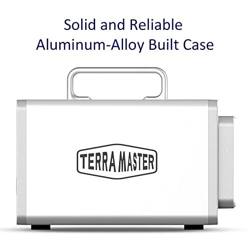 TERRAMASTER D5 Thunderbolt 3 Professional-Grade 5-Bay External Hard Drive Enclosure RAID 0/RAID1/RAID5/RAID10/JBOD Hard Disk RAID Storage (Diskless)