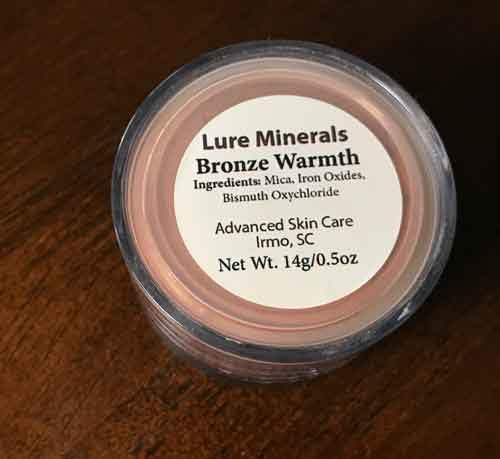 Lure Minerals Bronze Warmth all over face color Large 1.oz Jar (Compare to Bare)