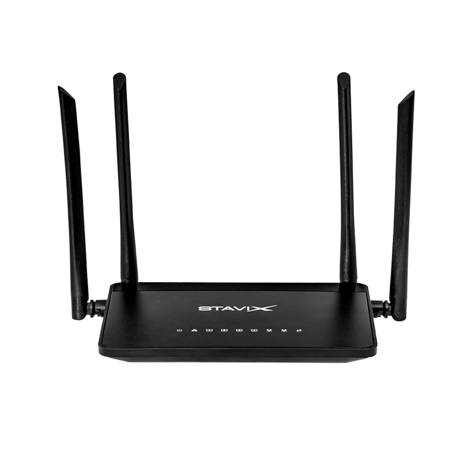 Stavix AC1200 1200Mbps Dual Band Wireless Router Gigabit Powerful High Speed Internet Smart WiFi Device | 4 * GE Port| 4 * 5 dBi High Gain Antennas | Parental Control | Up to 32 Devices