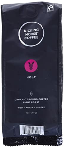 Kicking Horse Coffee, Hola, Light Roast, Ground, 10 oz