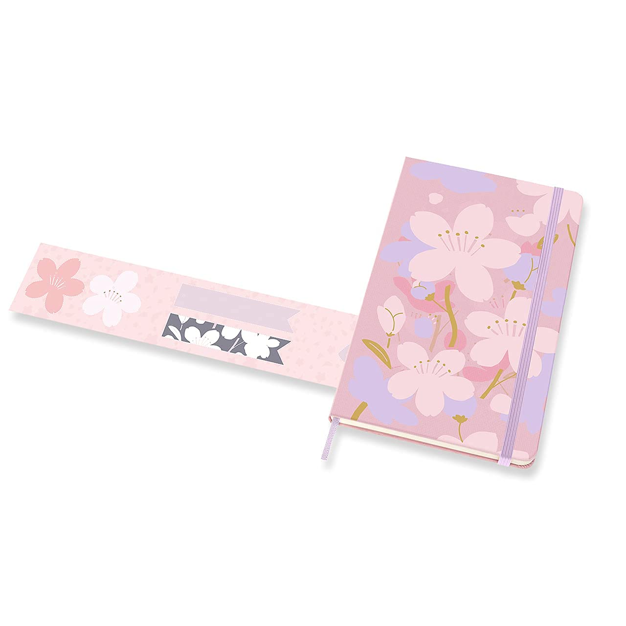 Moleskine Limited Edition Sakura Notebook, Hard Cover, Large (5" x 8.25"), Plain/Blank, Graphic 2, 240 Pages