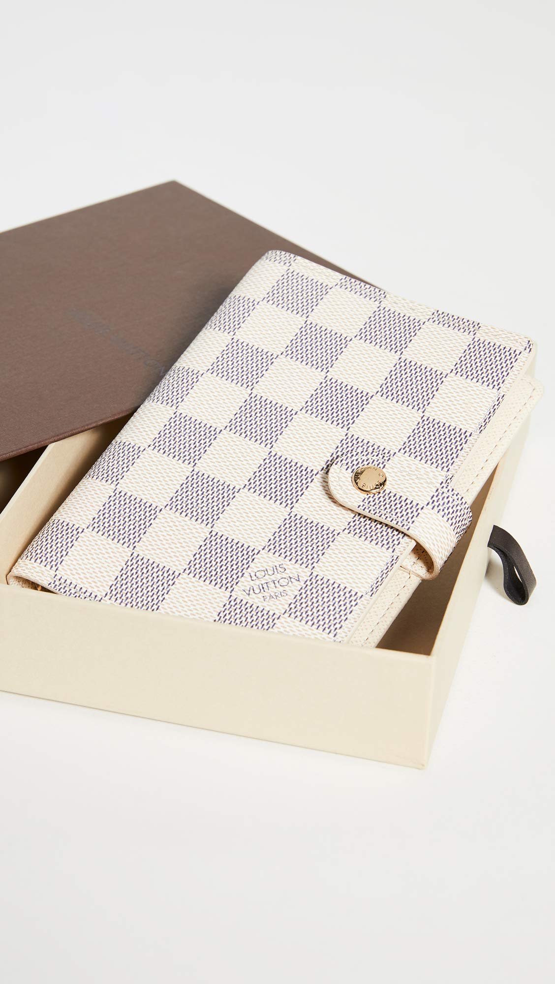 Louis Vuitton Women's Pre-Loved Agenda Pm Wallet, White, One Size