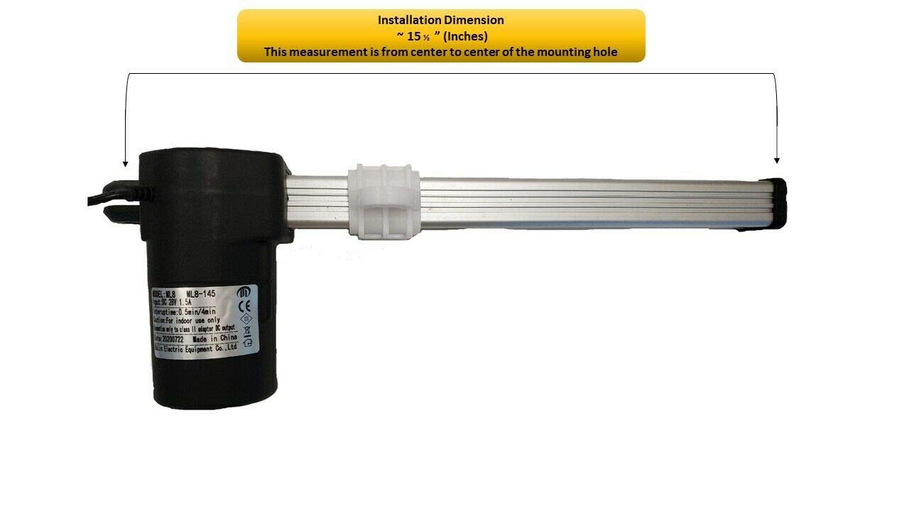 Mulin Power Recliner Motor Replacement with Cord Model ML8-145 Linear Actuator for Sofa Lift Chair Couch Massage Seat Bed