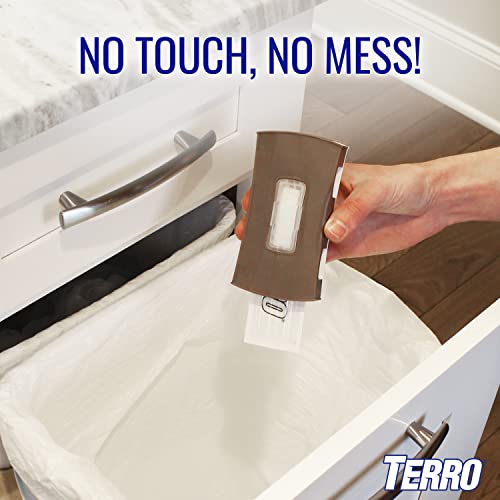 TERRO T3220 Refillable Spider & Insect Trap Attracts Pests with Hydro-tech Lure β Includes 2 Traps & 8 Glue Boards , Brown