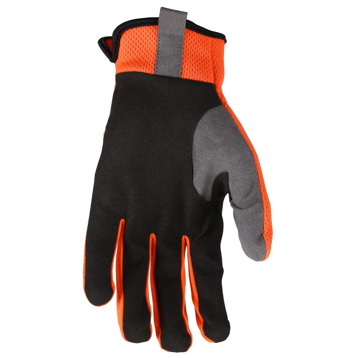 MCR Safety 954S HyperFit Mechanics Work Gloves, Synthetic Leather Palm Reflective Logo on Super