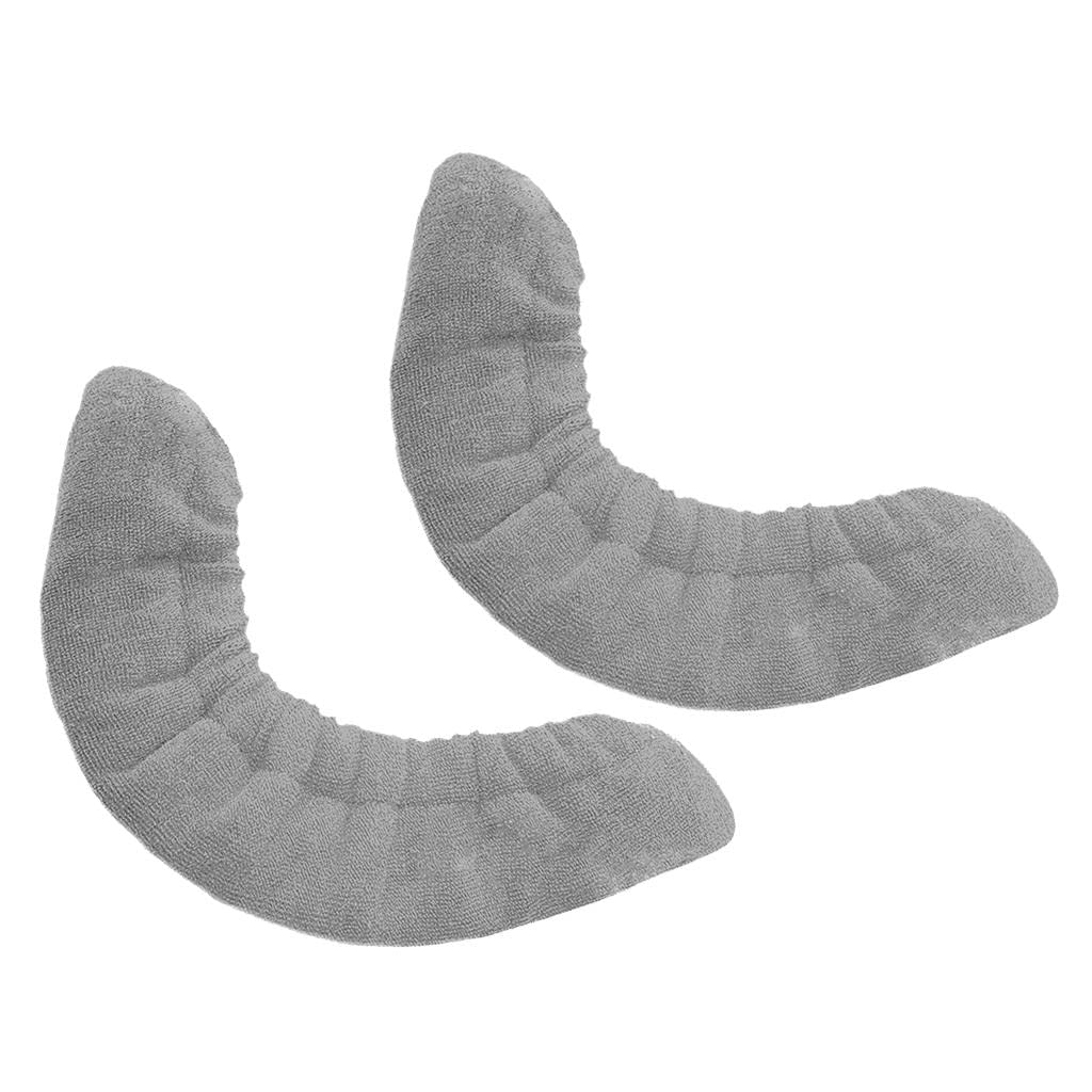 LoveinDIY Ice Hockey Figure Skate molding Soft Toweling Blade Covers Guards, Gray, S