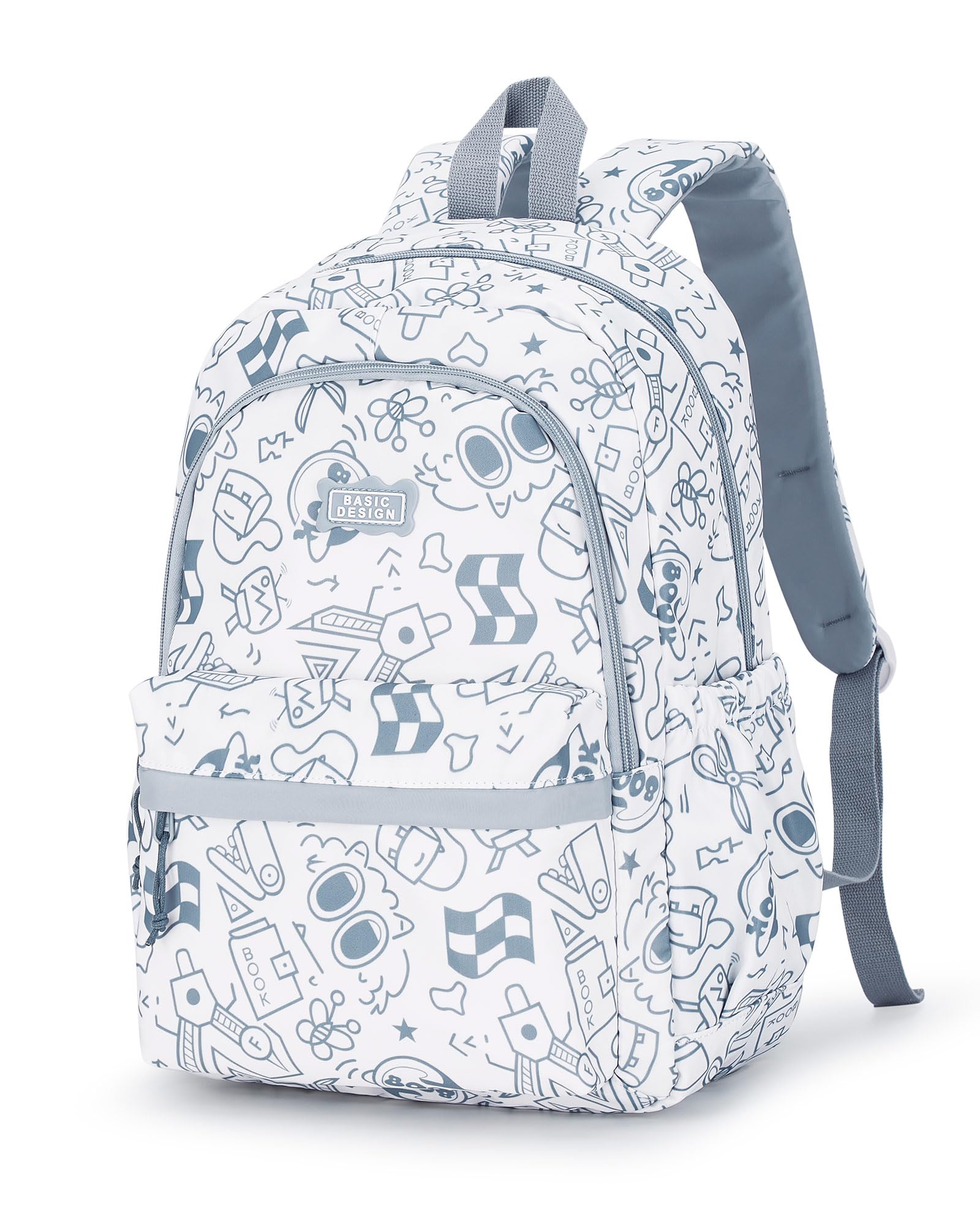 kibachev Blue Cute Backpacks Kawaii Backpack for Aesthetic Backpack College Backpack Preppy Backpack