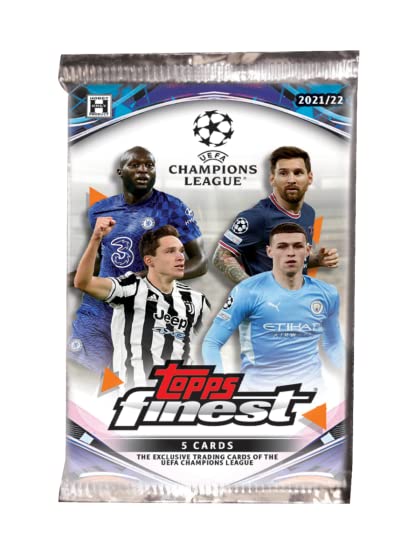 Topps 2021/22 Finest UEFA Champions League Soccer Box (12 pks/bx)