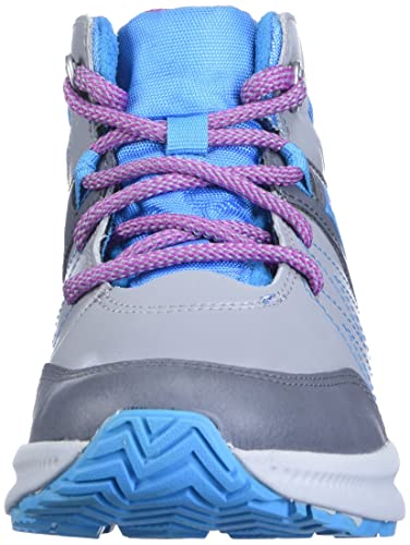 Merrell GREYLOCK WTRPF Hiking Sneaker, Grey/Turq, 4 US Unisex Big Kid