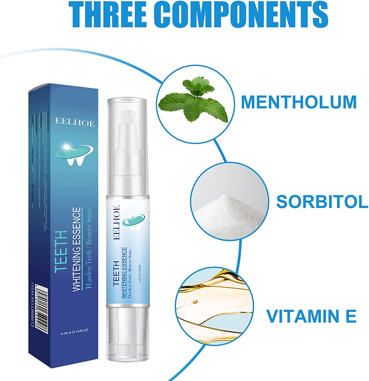Teeth Whitening Essence, Teeth Whitening Essence Pen,Intensive Stain Removal Teeth Reduce Yellowing