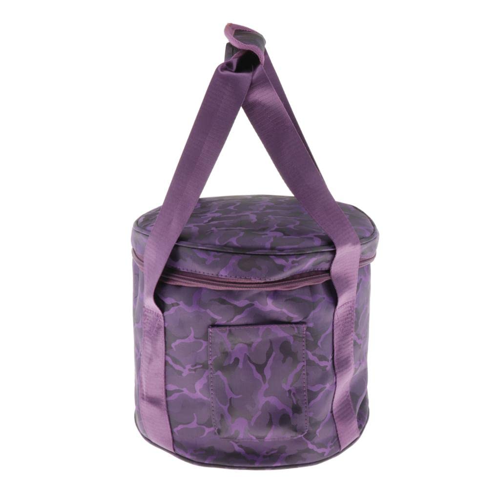 LoveinDIY Thicken Double Zipper Carrier Bag for Singing Bowl Travel Carry Case Protector - 10inch Camouflage,6900b20e92fbcce637e455560a2adcd0