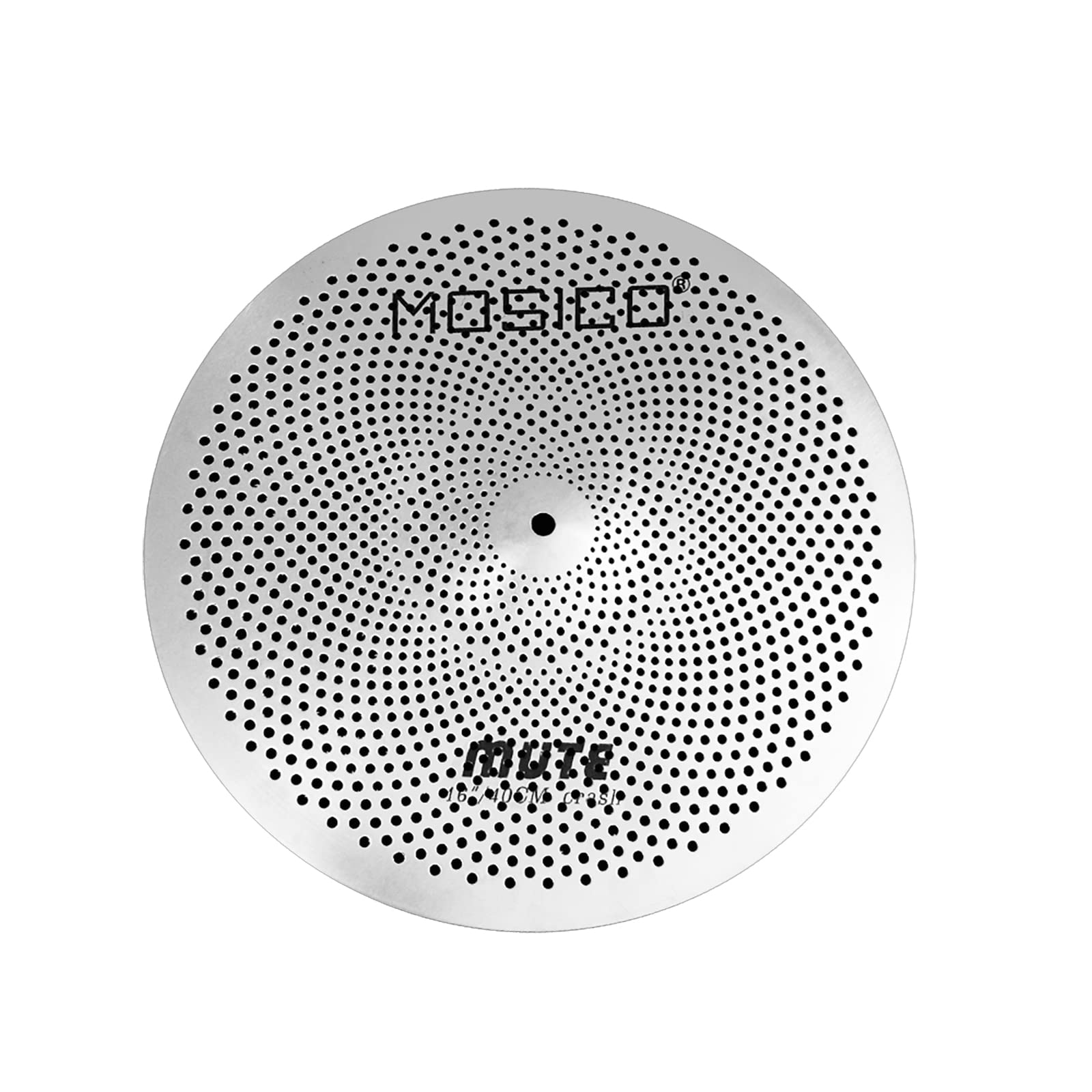 Mosico Low Volume Cymbal Pack 10”Splash 14”Hi-hats 16”Crash 20"Ride Quiet Cymbal Plus a Free Cymbal Bag 5 PCS Drum Practice Cymbal Set for Beginner