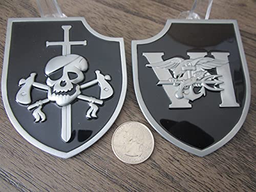Set of Six Navy Seal Team Six Challenge Coins DEVGRU Squadrons Blue, Gold, Red, Silver, Grey & Black