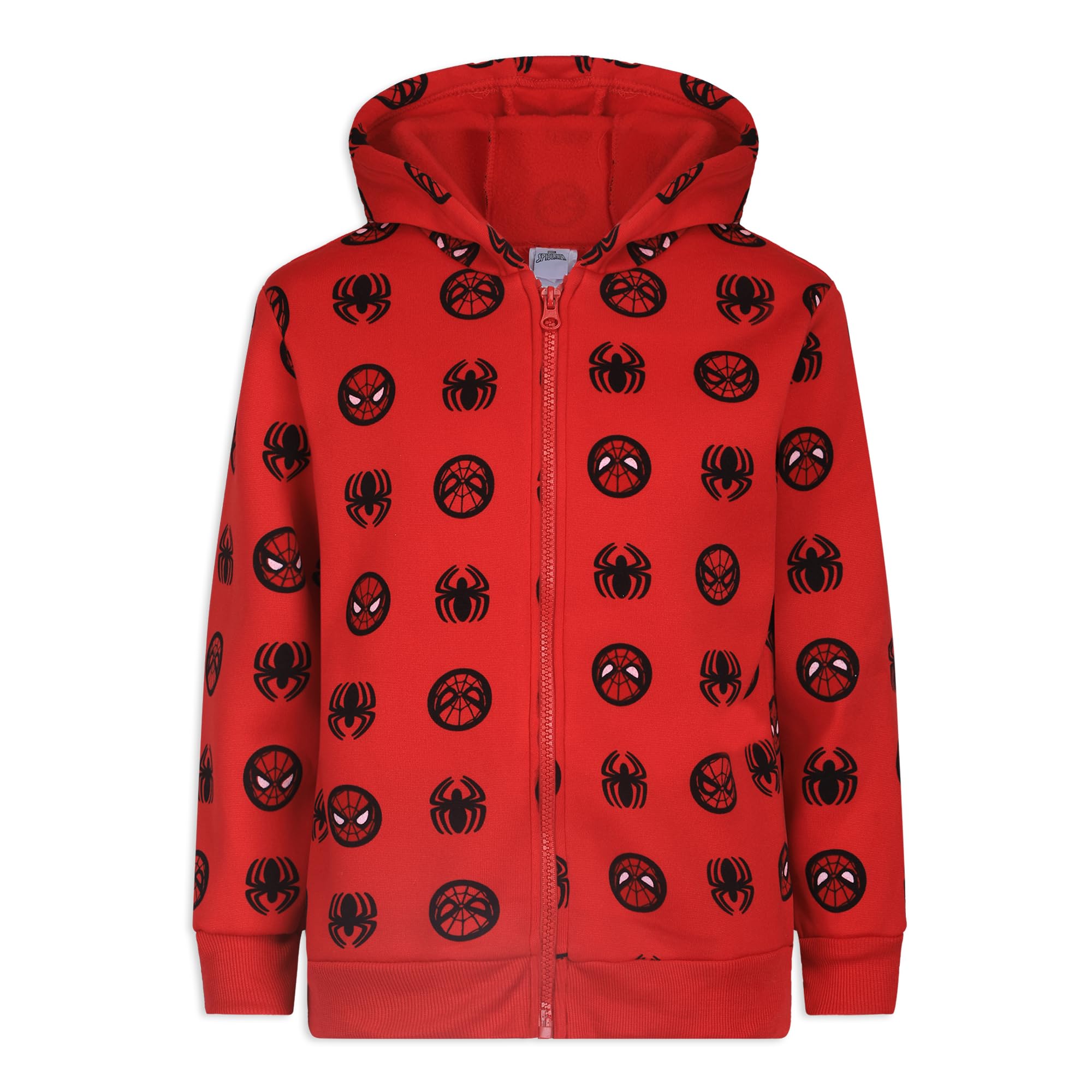 Marvel Spider-Man Boys 2 Pack Hoodies for Toddlers and Big Boys – Red/Black