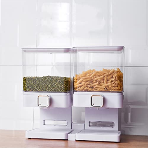 XBWEI Food Dispenser Home Seal Rice Storage Box Multigrains Storage Cans Dry for Cereal Candy Kitchen Storage Organizer (Color : OneColor, Size : 33.5x16.5x30.5cm)