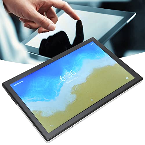 Tablet PC, HD Tablet for Android 11 Dual Speakers 8 Core CPU for Office for Home(Silver)