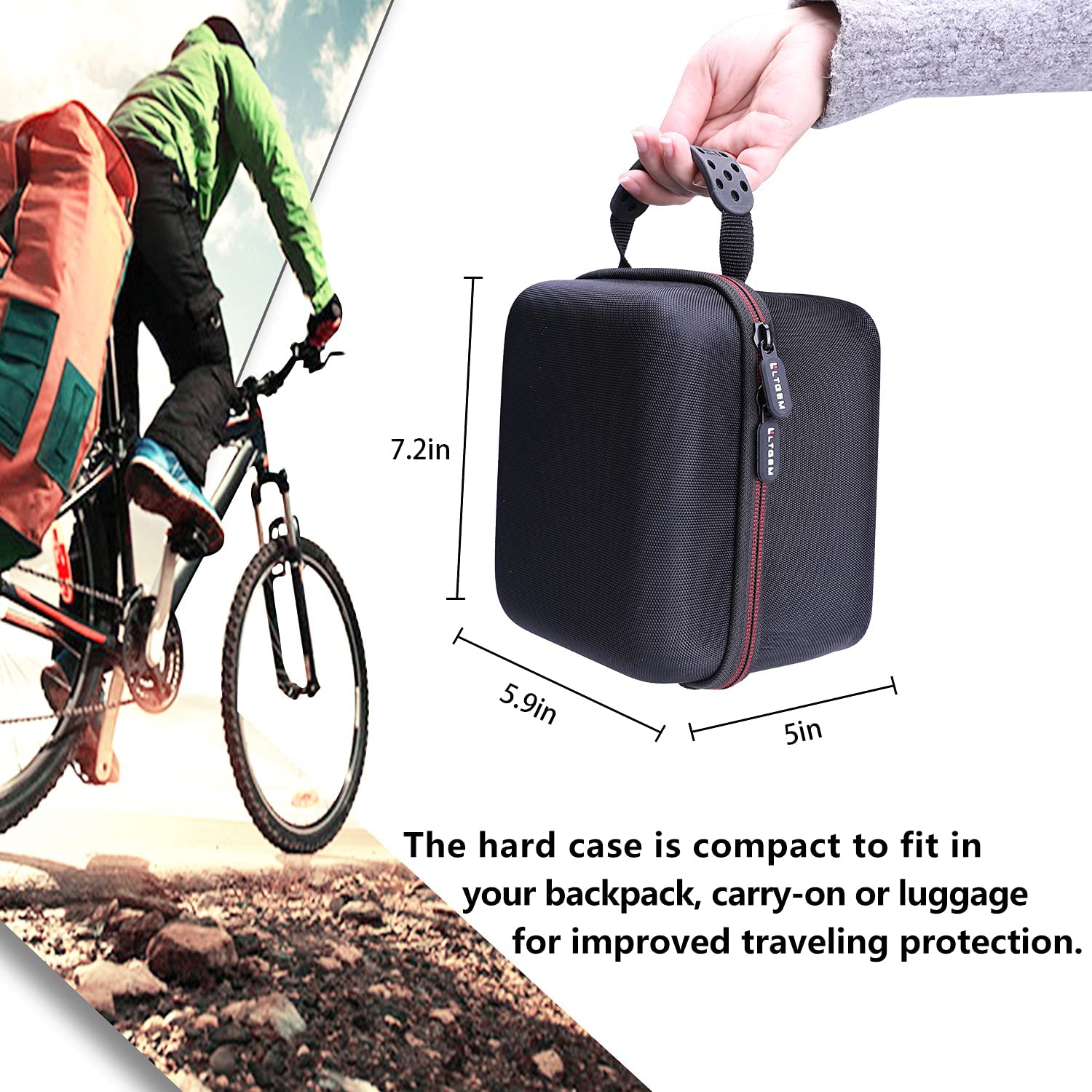 LTGEM EVA Hard Case for FIFINE K678 USB Podcast Microphone - Protective Carrying Storage Bag