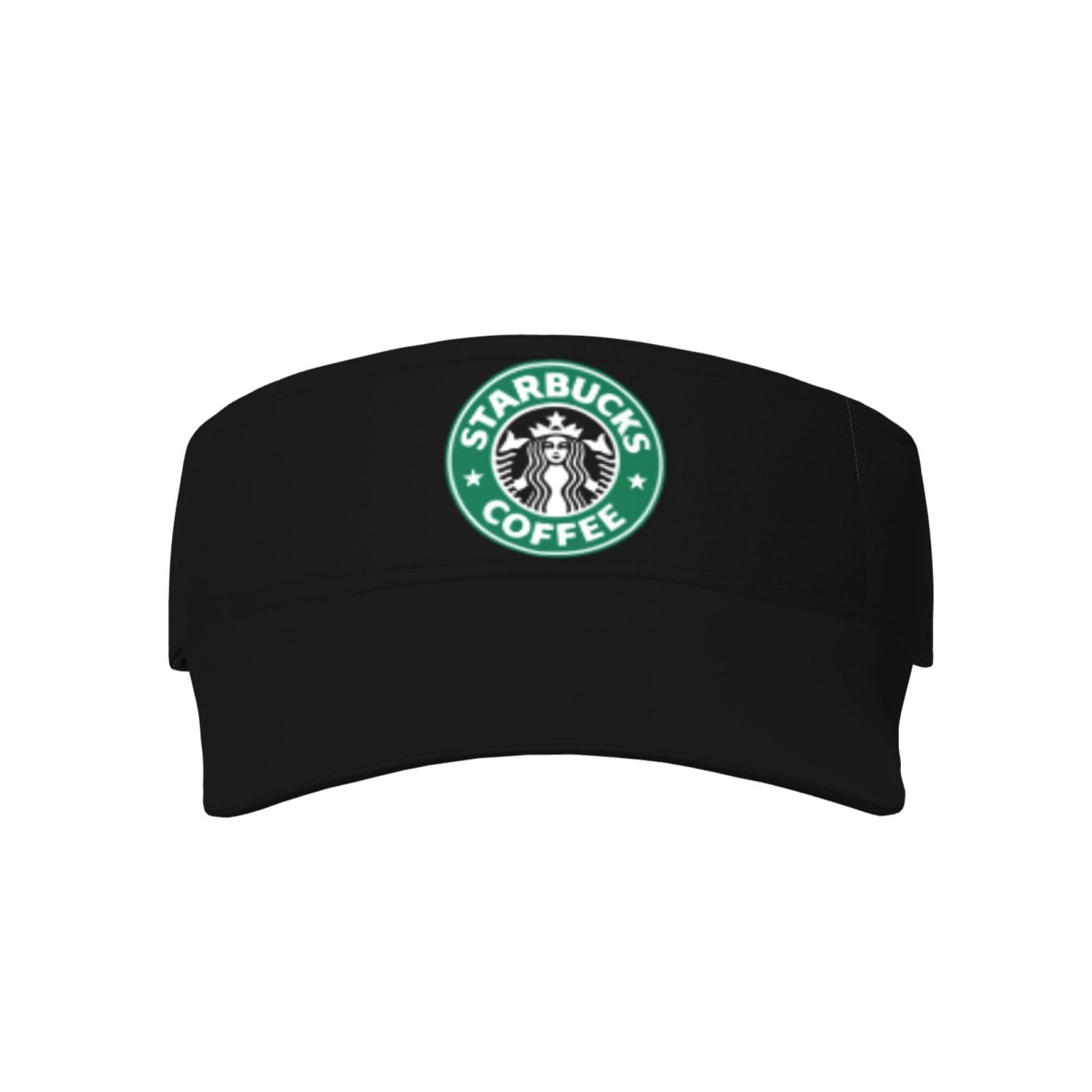 Starbuc* Sunscreen Coffee Visor Hats for Women & Men, Adjustable Sport Empty Top Baseball Sun Cap, Outdoor Tennis Visor, Golf Visor