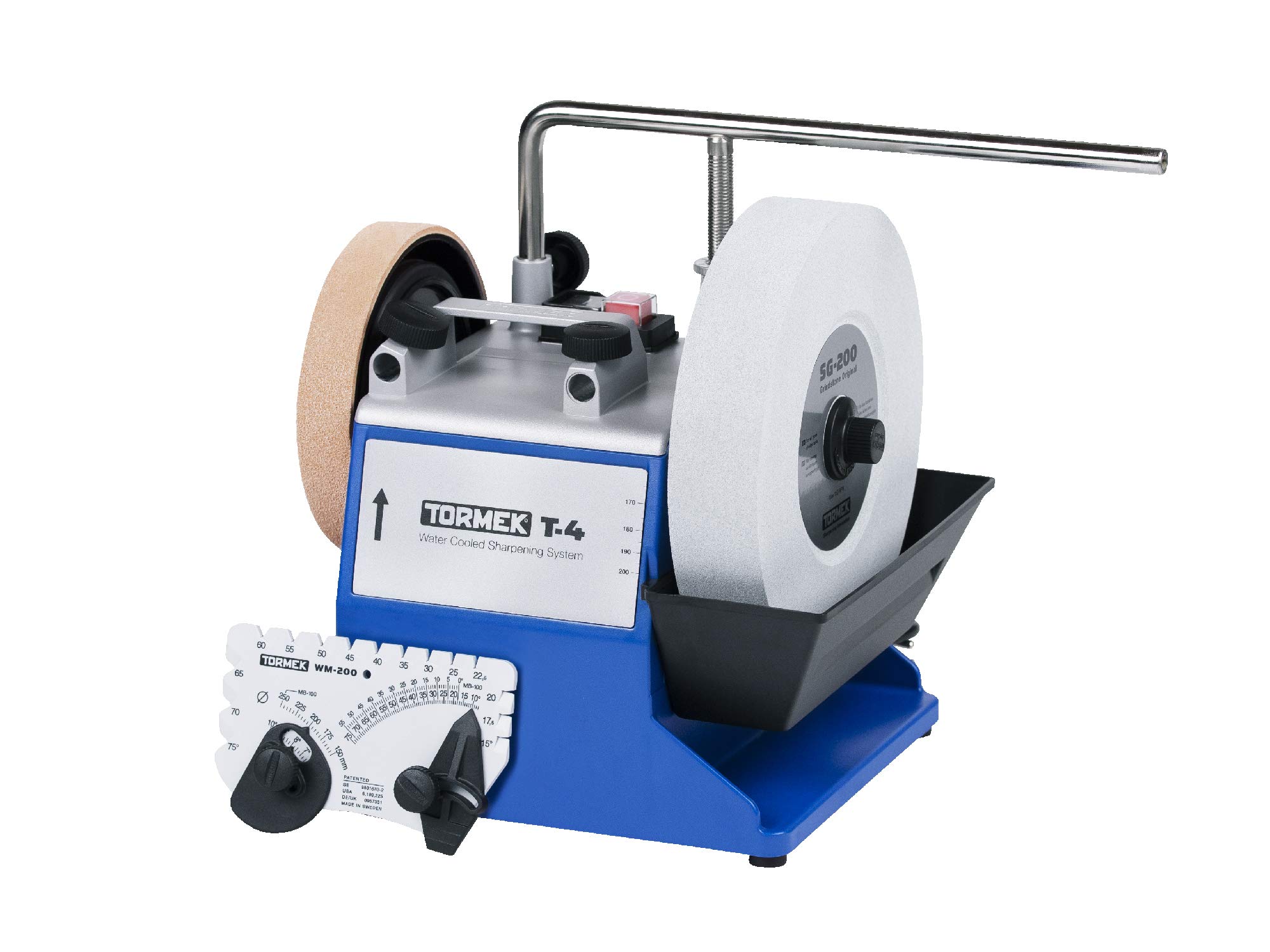 Tormek T-4 Chef’s Kit (Tormek T-4 Original Sharpener + KJ-45 Centering Knife Jig + KJ-140 Wide Centering Knife Jig + SVM-00 Small Knife Holder Jig + SVX-150 Scissor Jig + MH-380) (US Version)